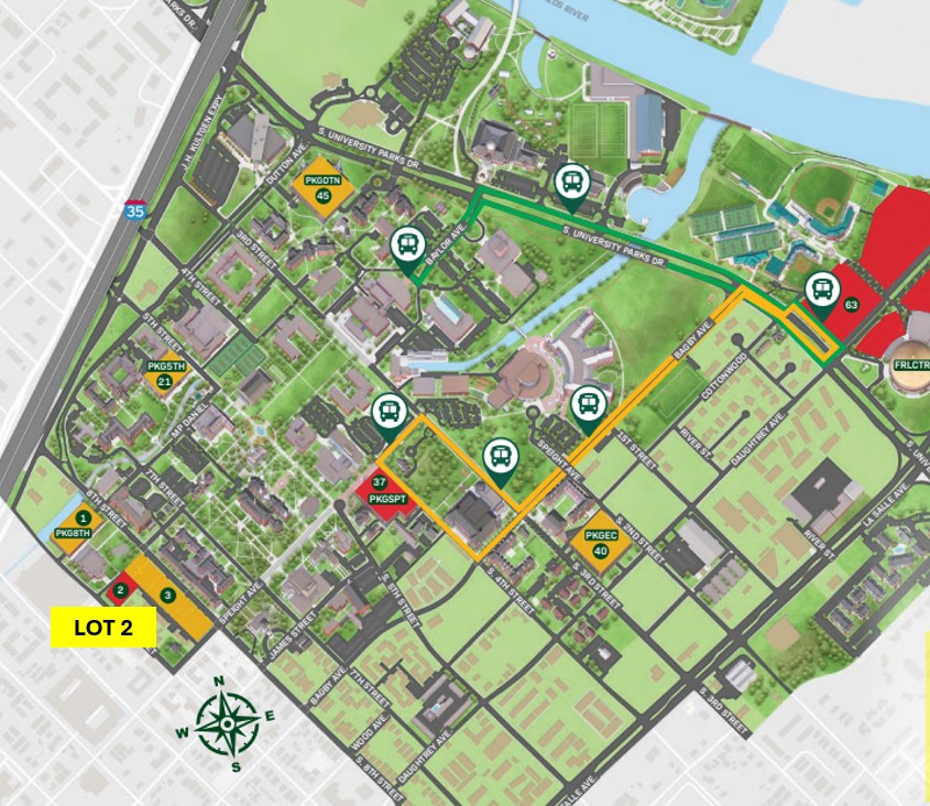 Lot 2: Panhellenic | Department of Public Safety | Baylor University